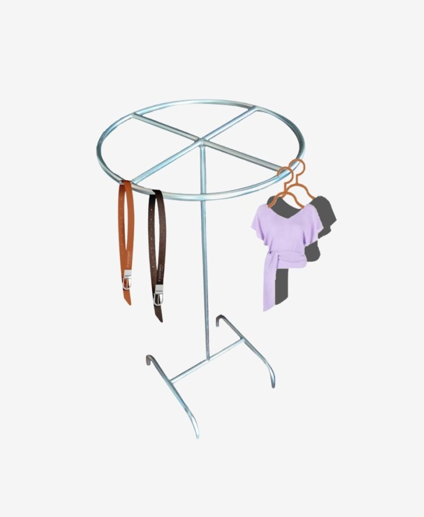 Rack Perchero Redondo Galvanizado para Ropa | Organizador Metálico de ...